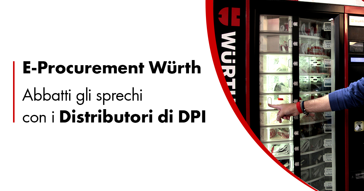Distributori automatici DPI - Azienda Digitale Würth